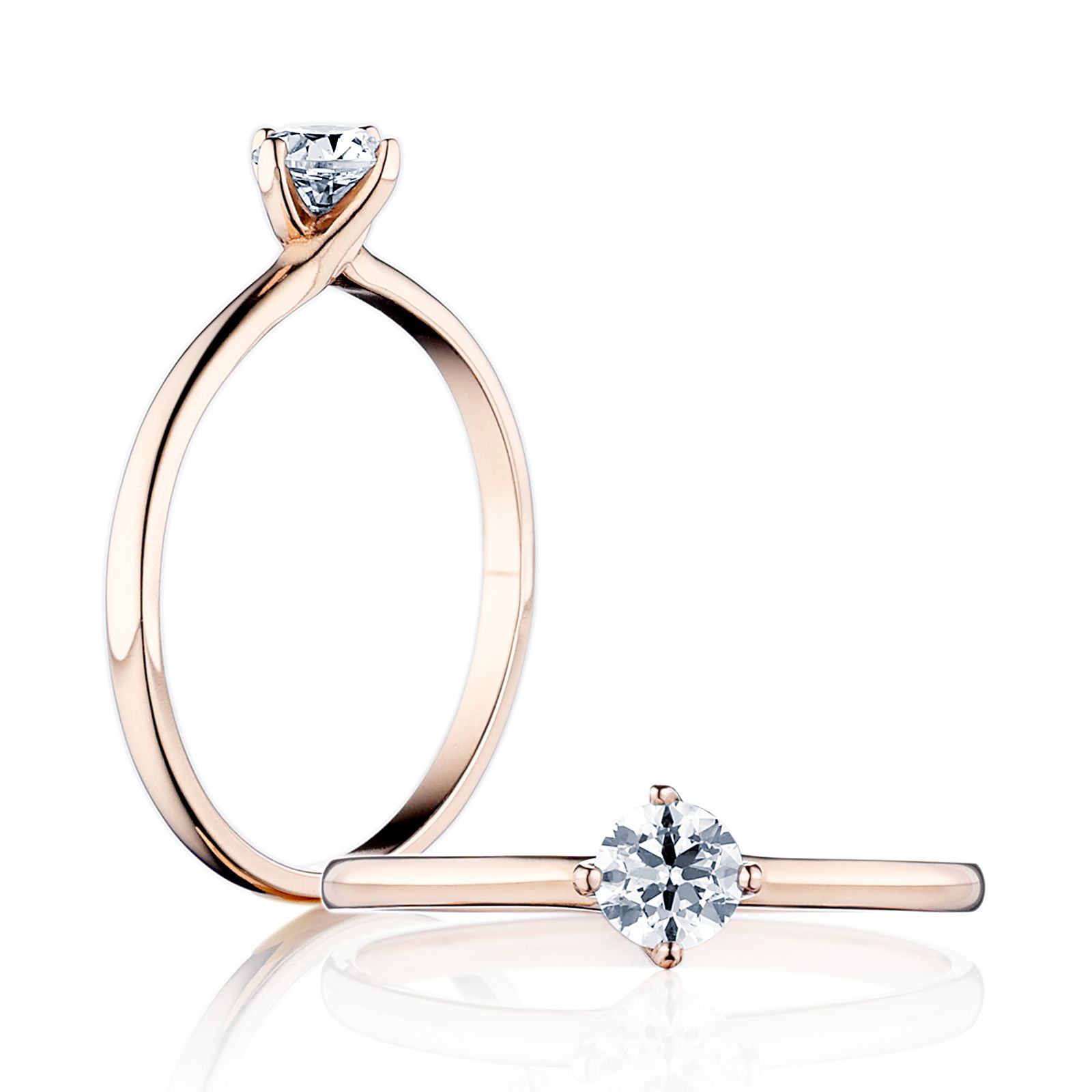 Zásnubný prsteň Chelsea s diamantom - EGNE